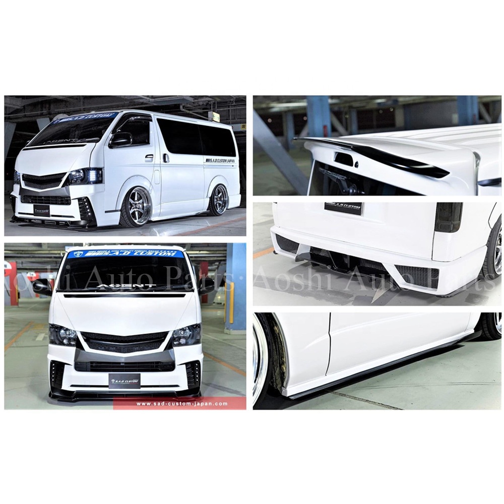 Front Bumper, Bonnet, And Body Kit For Hiace 2005-2020 Grandia Commuter ...