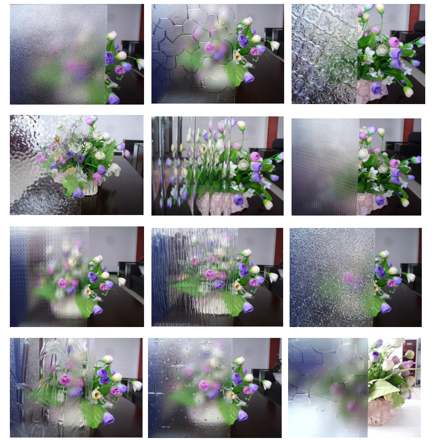 4mm Clear Patterned Glass Fluted Texture Moru Glass, High Quality 4mm ...