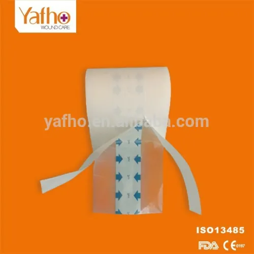 Wound Dressing Pu Film Roll Surgical Fix Tape Film Dressing, High ...