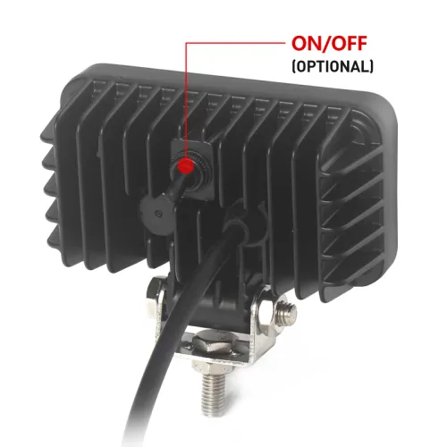 Atv Utv Truck 4.3inch Square Led Driving Work Light 27w Led Off Road ...