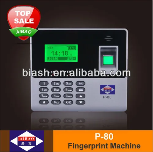 Biometric/fingerprint Time Recorder Machine---aibao Brand-p-80, High ...