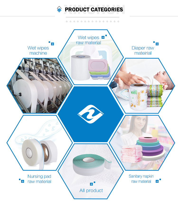 Single Adhesive Pe Tape For Diaper Side Ear Raw Material, High Quality ...
