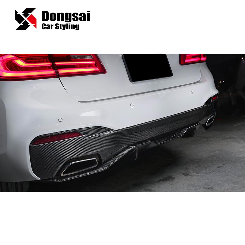 Mp Style Carbon Fiber Rear Aerodynamics Kit For Bmw 5 Series G30 520i ...