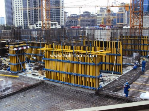 Waterproof Concrete Wall Formwork H20 Timber Beam Formwork For Building ...