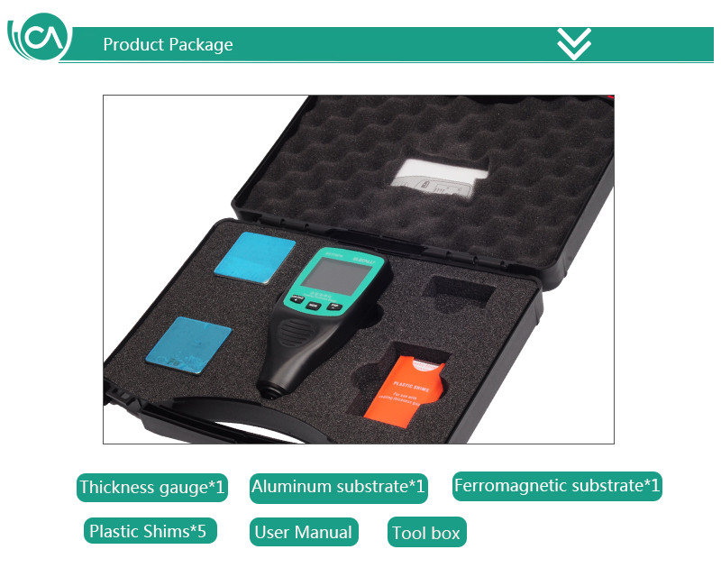 Ec776fn Digital Thickness Gauge Coating Meter Width Measuring ...