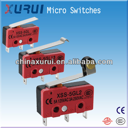 Miniature Micro Switch / Micro On Off Switch / Electronic Push Button ...