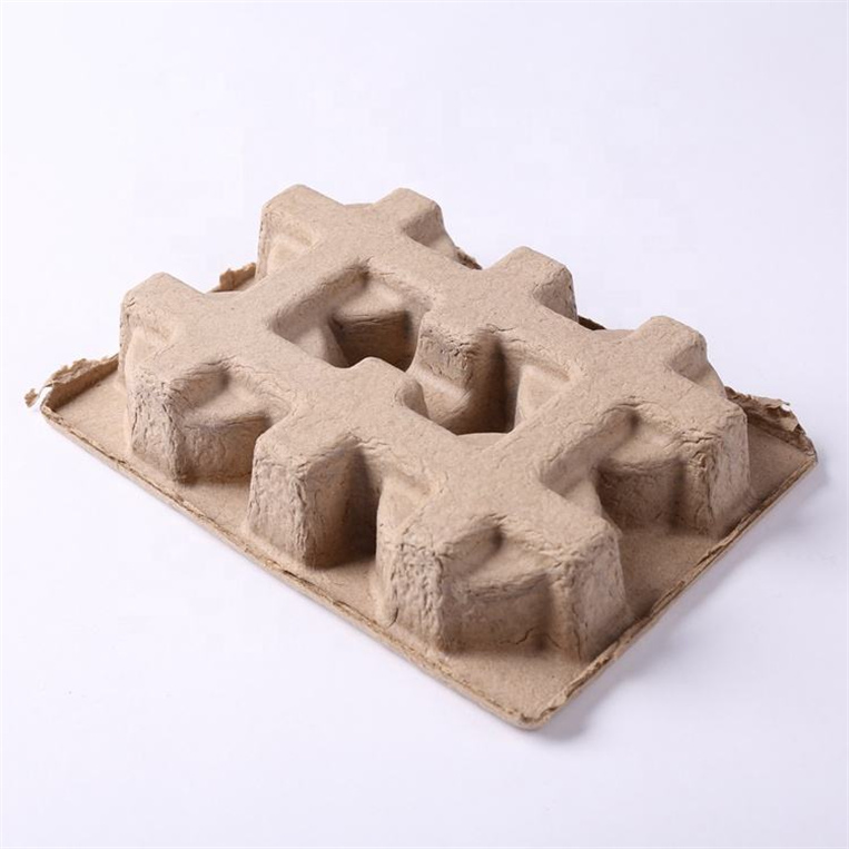 Disposable Recycled Paper Pulp Molded Packaging Box Insert, High ...
