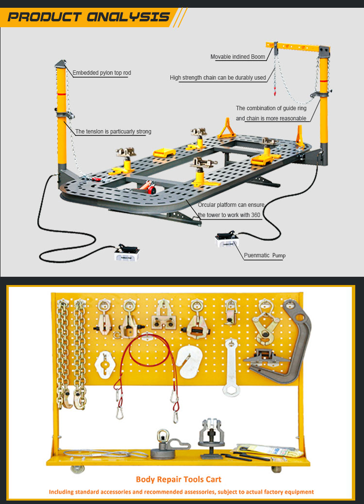 Car Collision Repair System: Chassis Straightening Solutions, High ...