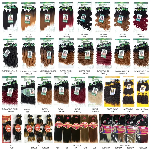 Japanese Tokyokalon Fiber Synthetic Hair Extensions Weft 28 Inch Water ...