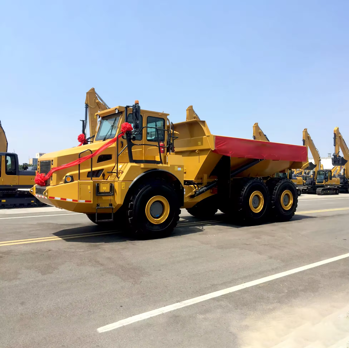 Xda45 40 Ton 6x6 Articulated Dump Truck, High Quality Xda45 40 Ton 6x6 ...