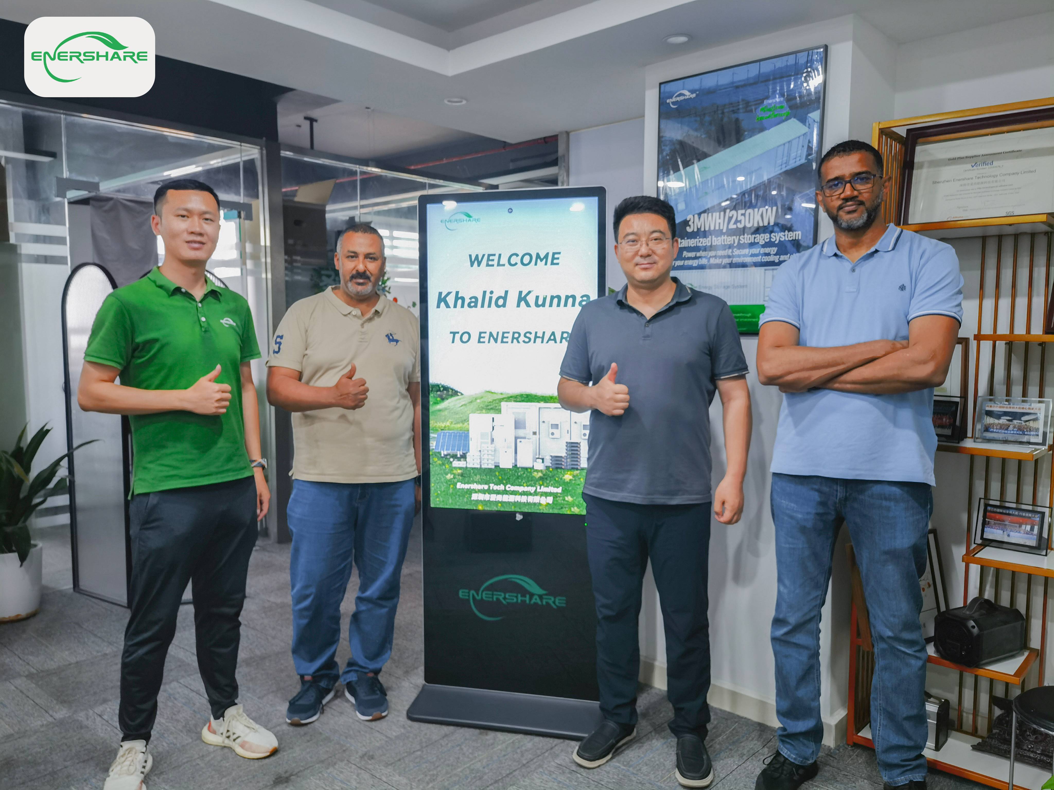 Middle East customers visit Enershare