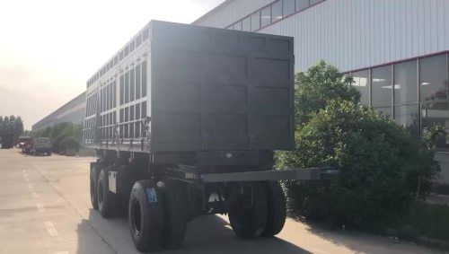 Stake Full Trailer With Turntable Drawbar, High Quality Stake Full ...