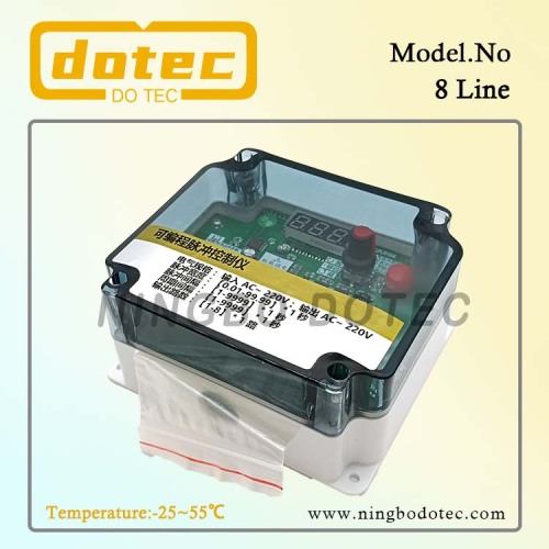 8 Lines Dust Collector Pulse Valve Timer Controller For Baghouse Bag ...