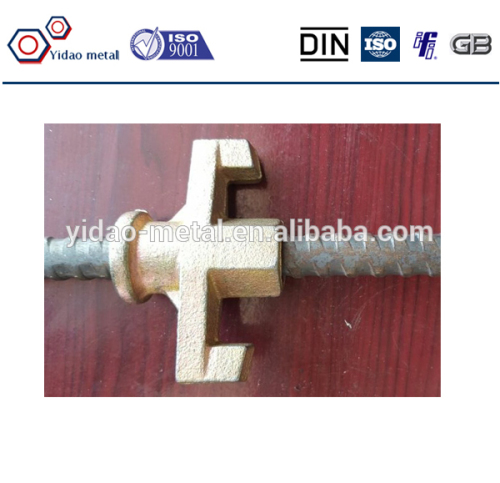 High Tensile Strength Formwork Cross Wall Tie Rod And Wing Nut, High ...