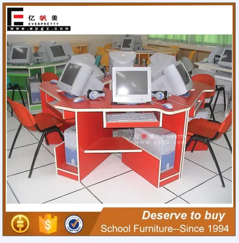School Learning Center Reading Table For Internet And Computer Hall ...