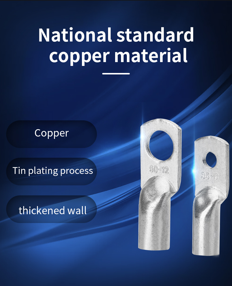 Marine Copper Ear Connector - Jg Copper Nose Tinned Connection Terminal ...