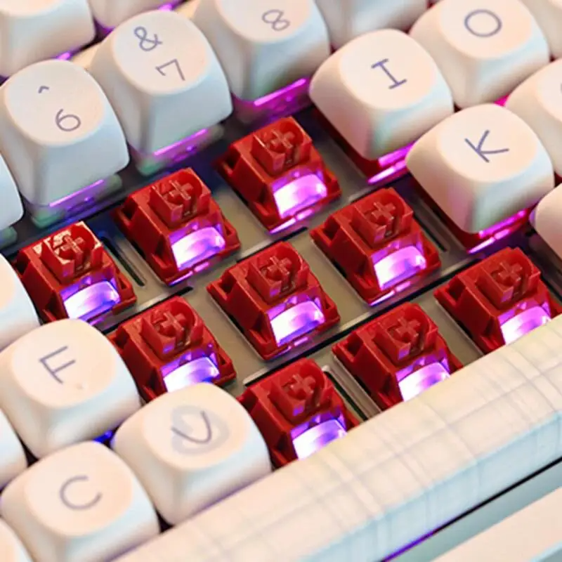 Ttc Flame Red Switch V2 45gf 5-pin Linear Mechanical Keyboard Switches ...