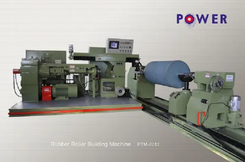 Mine Paper Rubber Roller Winding Machine, High Quality Mine Paper ...