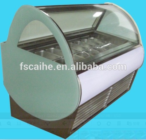 Gelato Showcase/gelato Display Freezer, High Quality Gelato Showcase ...