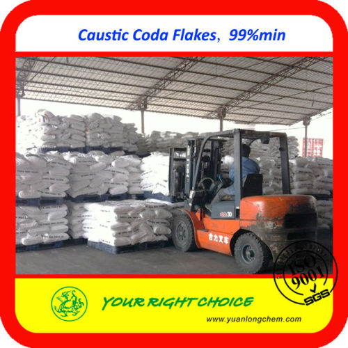 Msds Sodium Hydroxide Flakes / Caustic Soda Flakes 99%, High Quality ...