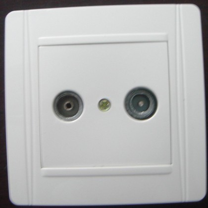Tv Socket + Fm Socket (n-ltv+fm), High Quality Tv Socket + Fm Socket (n ...