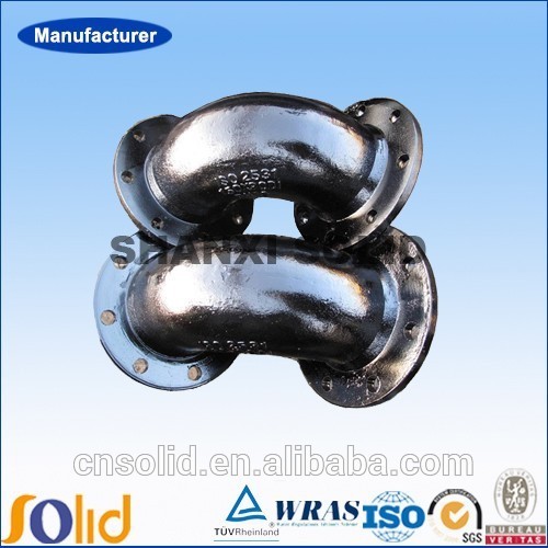 Ductile Iron Pipe Fitting /double Flange Bend /epoxy Coated Or Fbe ...