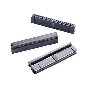 Dual Beam 2.54mm Idc Socket Connector With/without Strain Relief Brass ...