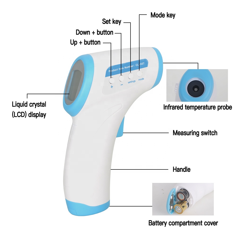 Medical Grade Non Touch Baby Thermometer Gun, High Quality Medical ...