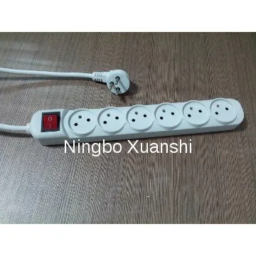 Israel Standard Multipe Socket 6 Outlet Power Strip With Switch, High ...