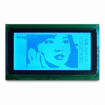 240 X 128 Lcd Module With Blue Backlight, Measures 144.0 X 104.0 X 12 ...