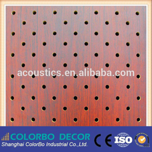 Perforated Mdf Wooden Acoustic Panel Wooden Grooved Cinema Acoustic ...