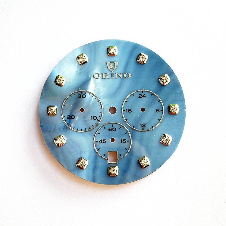 River Shell Chronograph Watch Dial, High Quality River Shell ...