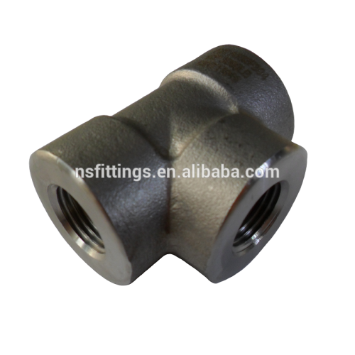 Asme B16.11carbon Steel And Stainless Steel Thread Tee Astm A105 304 ...