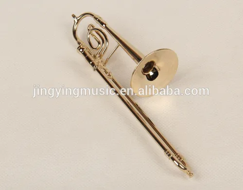 Miniature/mini Trombone Musical Instrument Model, Brass 14cm Instrument ...