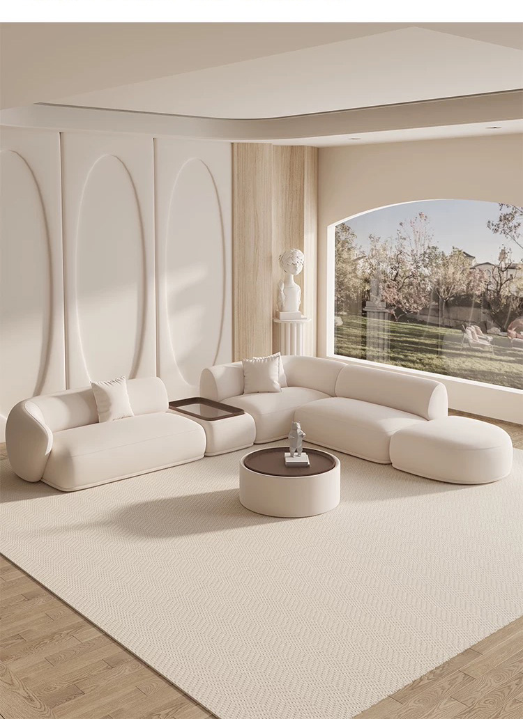 Modern Luxury Wooden Frame Modular Sofa Set - High Quality Indoor ...