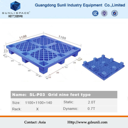 Euro Used Blue Plastic Pallet, High Quality Euro Used Blue Plastic ...