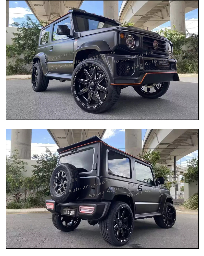 Lb Style Wide Body Kit For Suzuki Jimny: Hood, Bumper, Grille & More ...