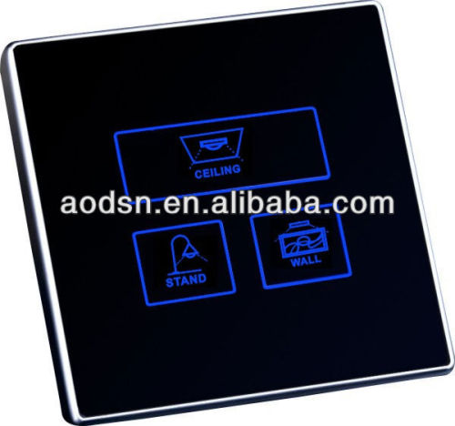 3 Gang Touch Panel Light Switch For Hotel System, High Quality 3 Gang Touch Panel Light Switch ...