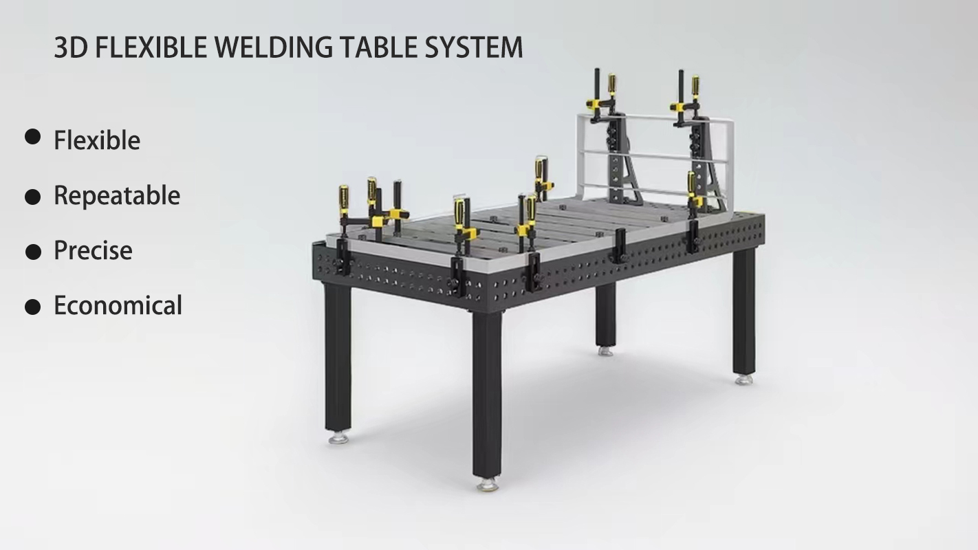 3d Flexible Heavy Duty Welding Table With Jigs And Fixtures D28 D16 ...