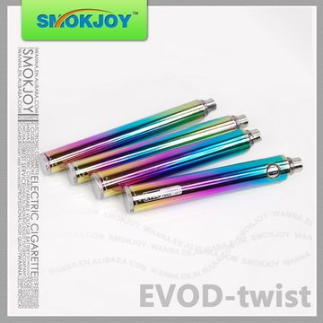 Rainbow Evod Twist Battery Variable Voltage, Ego C Twist Battery, Evod ...