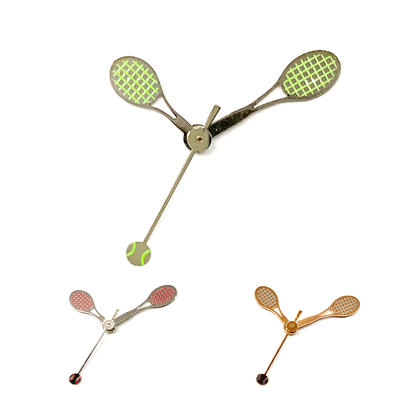 Tennis Racket Watch Hands For Miyota 2035 คุณภาพสูง Tennis Racket Watch ...