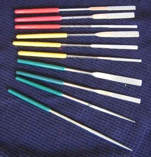 10 Different Shapes Titanium Diamond Files , High Quality 10 Different ...