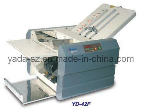 Manual Feeding Office Paper Folding Machine (yd-42f), High Quality ...