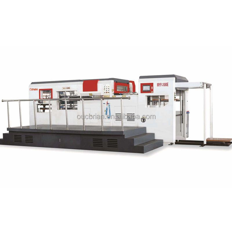 Automatic Cardboard Box Creasing And Cutting Machine Myp-1080e, High ...