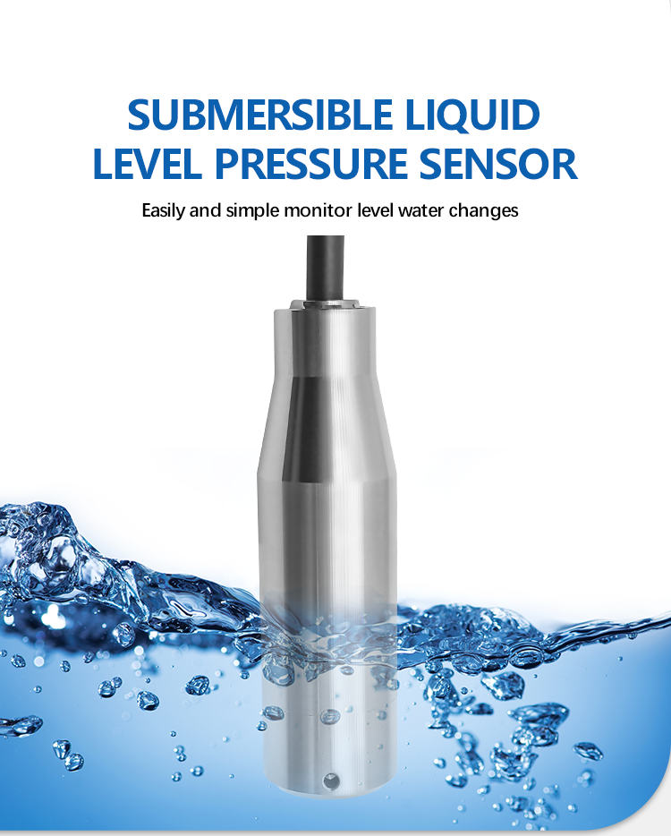 Submersible Water Tank Liquid Level Sensor - Depth Gauge & Digital ...