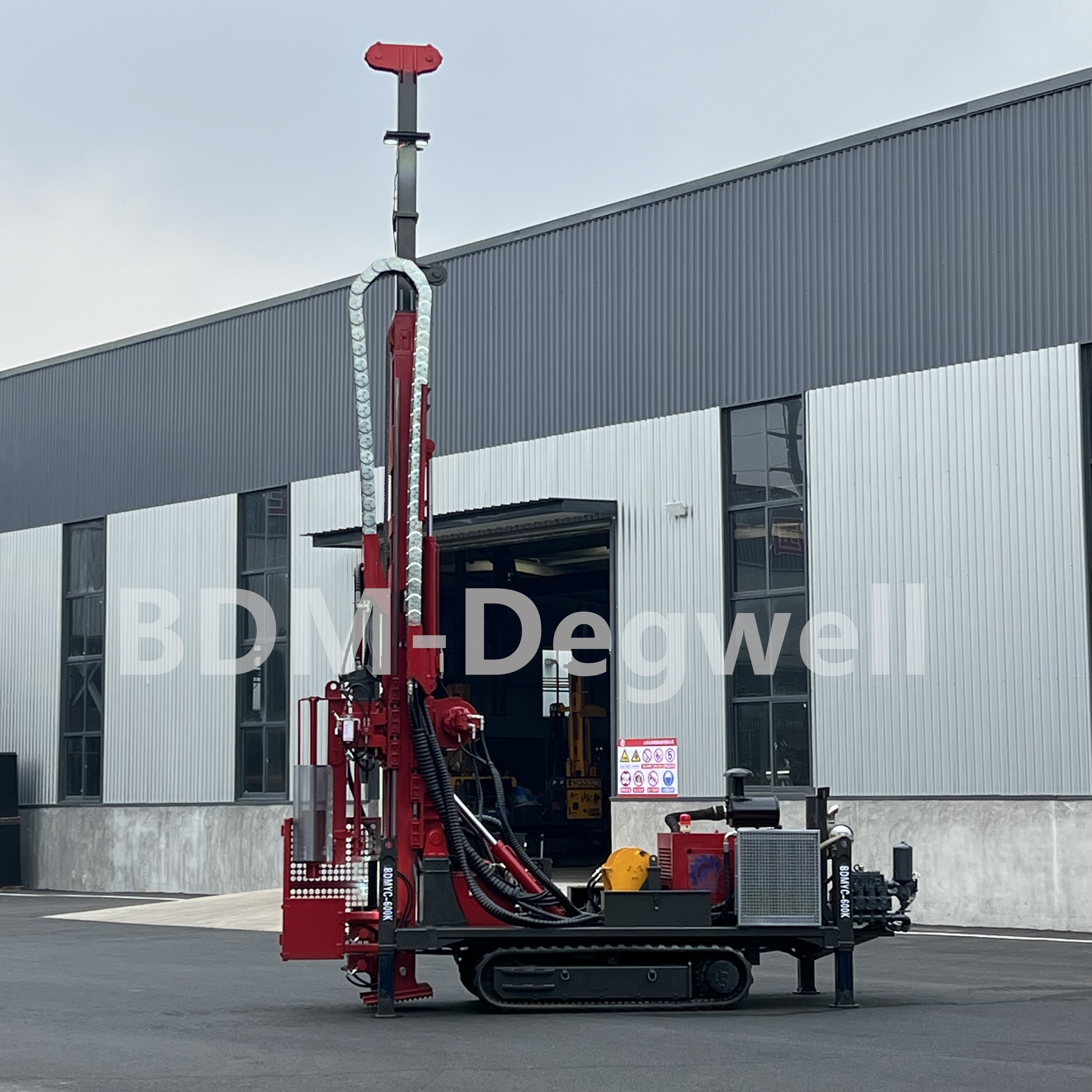 Bdmyc-600k Fully Hydraulic Core Drilling Rig For Geothermal Rc Drilling ...