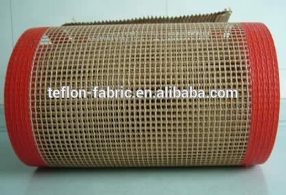 Ptfe Teflon Coated Fiberglass Fabric Mesh Conveyor Belt,edge Reinforced ...