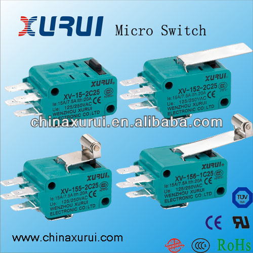 Double Micro Switch / Micro Tactile Switch / Roller Lever Combined ...