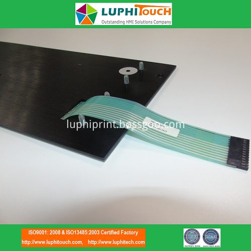 เครื่องเลเซอร์ Esd ป้องกันชีลเลอร์อะลูมิเนียม Backer Membrane Keypad ...