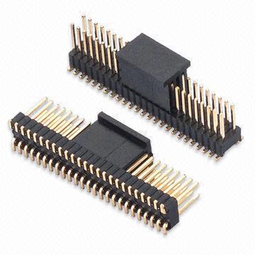 1.27 X 2.54mm Pin Header, Dual Rows And Smt With Cap, High Quality 1.27 ...